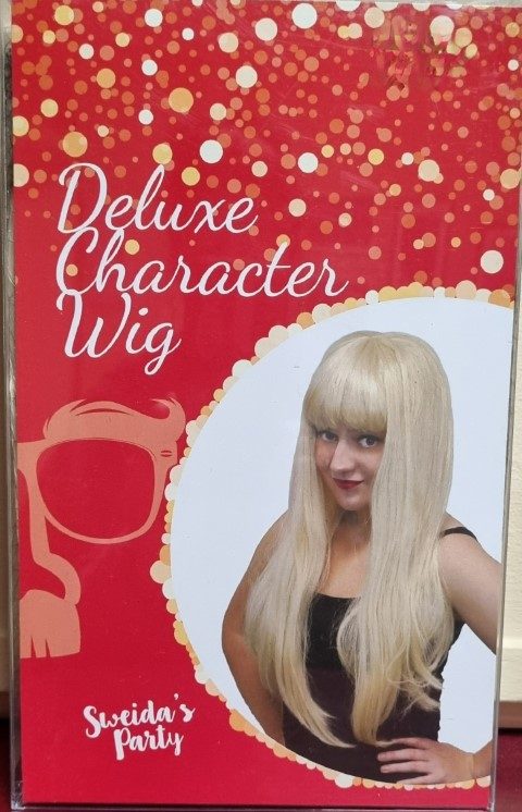 Wig, Long Blonde, ‘Anna Abba’, or ‘Nicole Richie’, new from ‘Deluxe ...